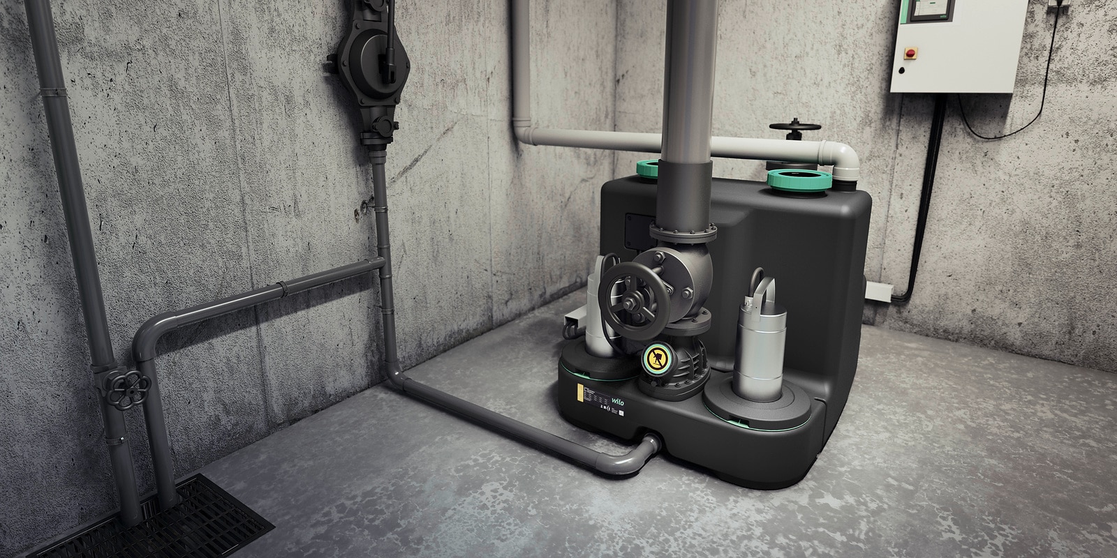 Efficiënte opslag en transport van afvalwater in datacentra | Wilo