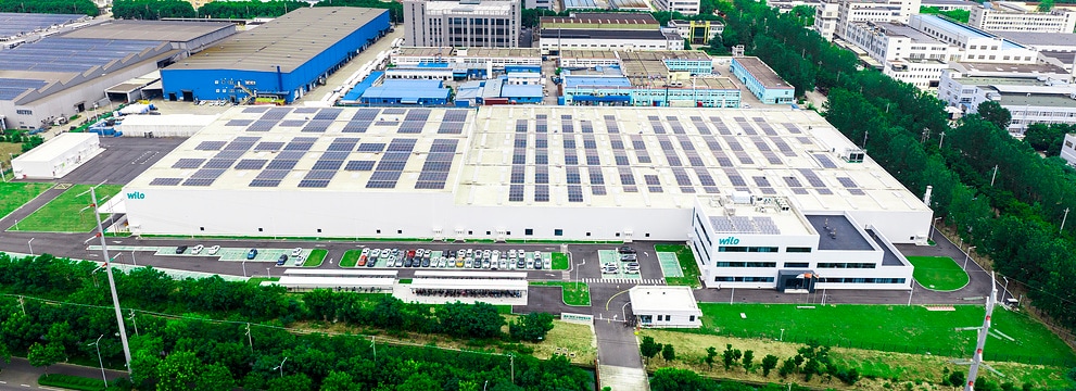 State-of-the-art climate-neutral production in China | WILO